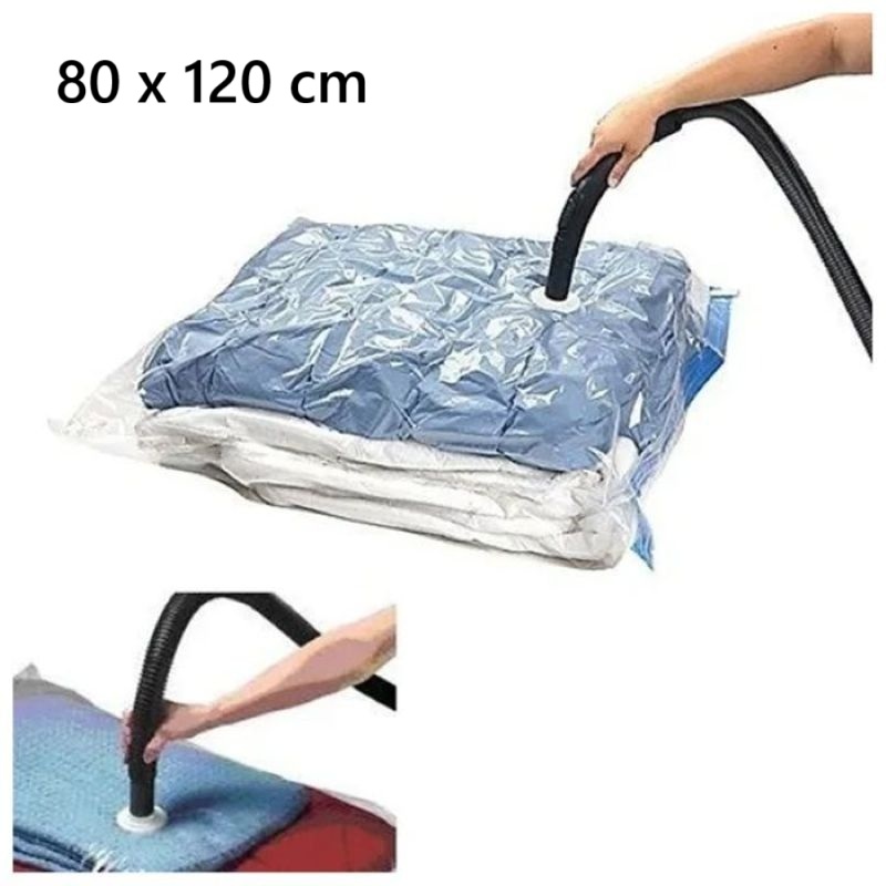 Sac de Rangement Sous Vide 80x120 cm