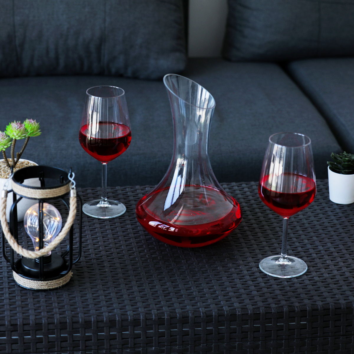 PAHSABACHE Service à vin avec carafe