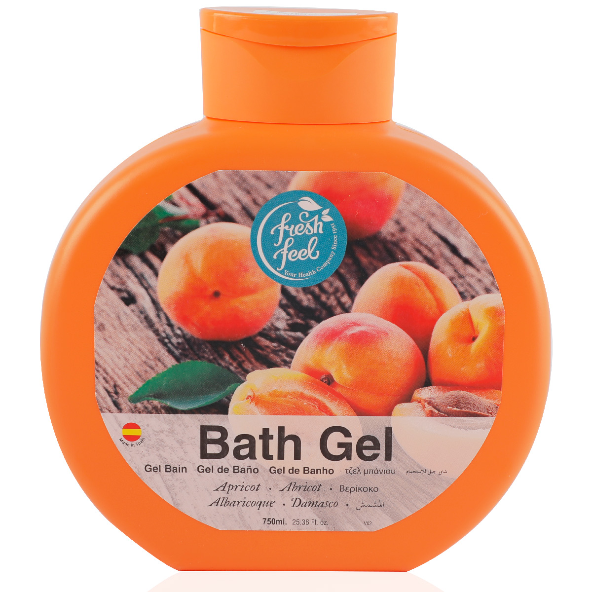 Fresh Feel gel douche abricot 750 ml