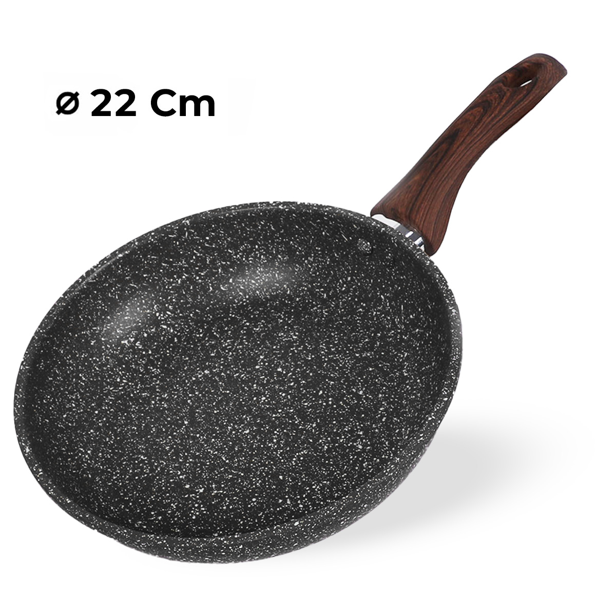 Poêle Creuse granit Antiadhésive 22 cm Olina