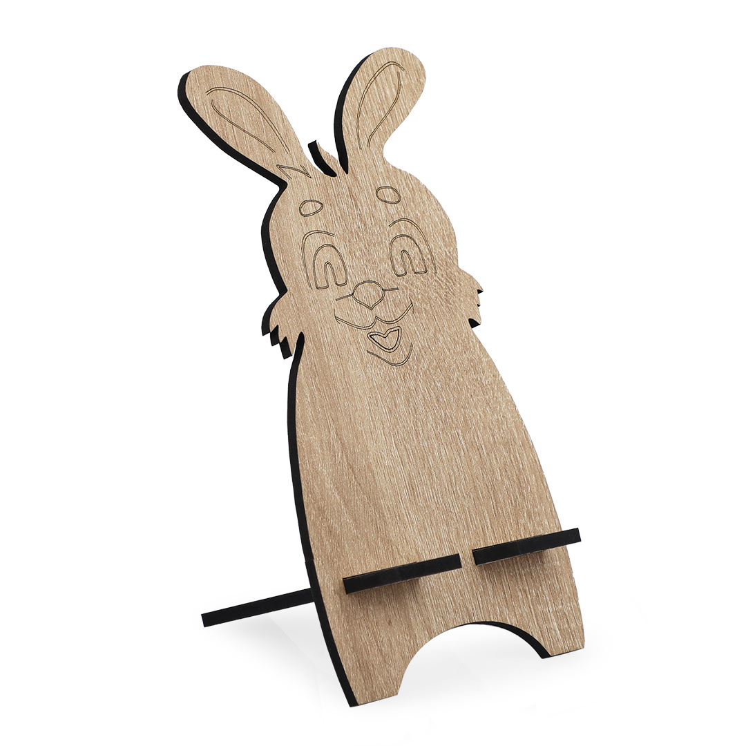 Support Téléphone en bois MDF 23.5 x 11 cm