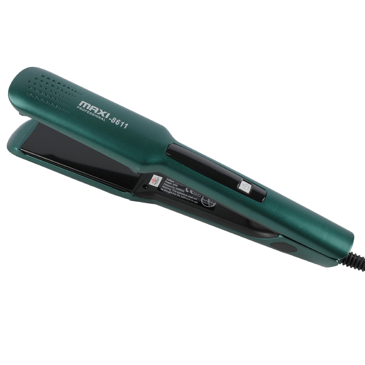Maxisalon Lisseur Pro Pour cheveux 750°F- Céramique- Vert