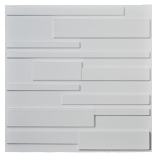 Panneau mural 3D en PVC Motif F 50 X 50 Cm