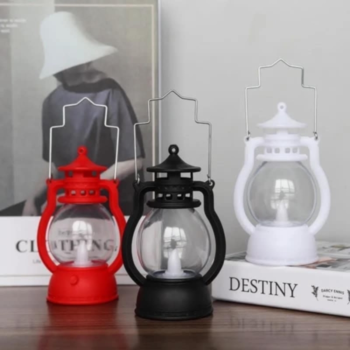 Pack 3 Fanous Lumineux avec Lampe LED
