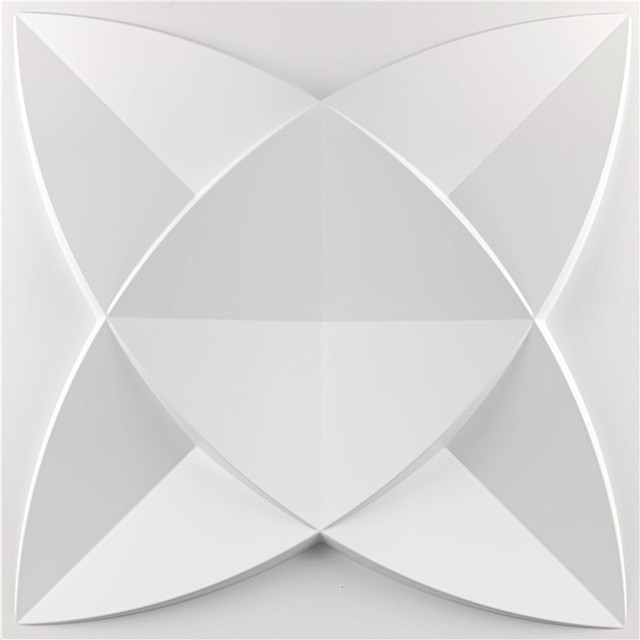 Panneau mural 3D en PVC Motif H 50 X 50 Cm