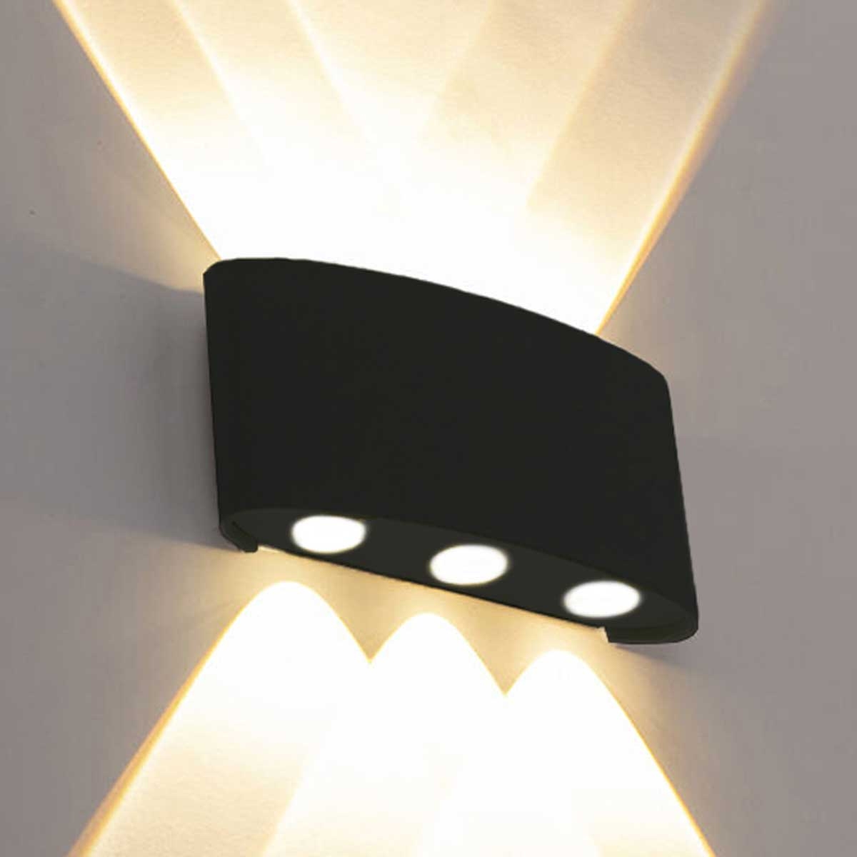 Applique LED noir- 6 diodes prix tunisie - Price.tn
