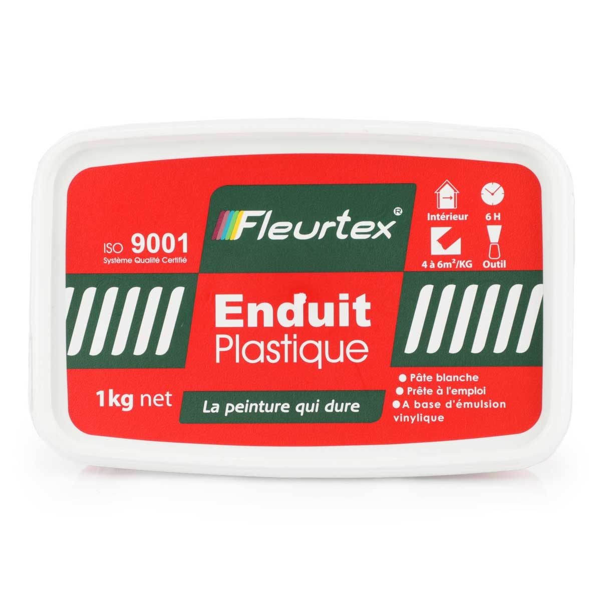 Enduit plastique mur-bois 1 kg- FLEURTEX prix tunisie - Price.tn