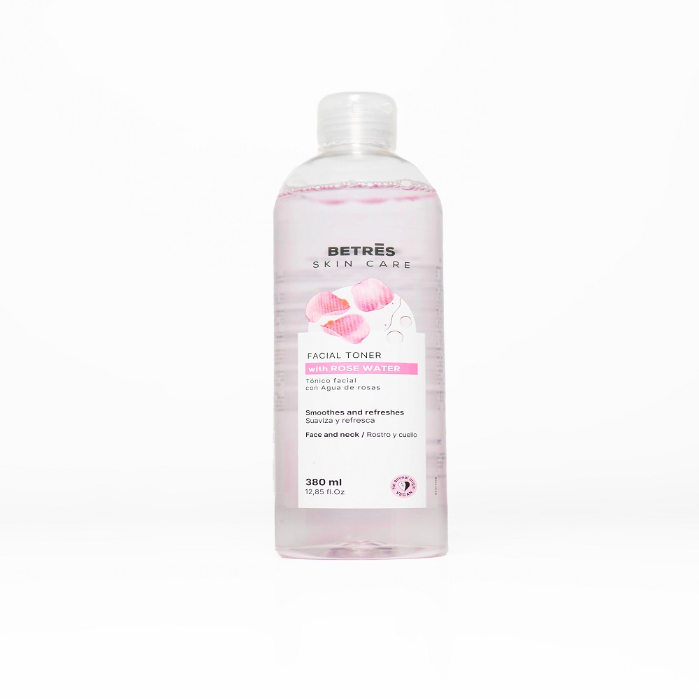 Tonique Nettoyant à l'Eau de Rose 380 ml BETRES