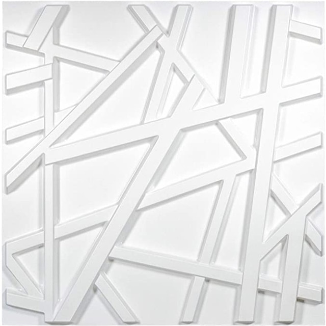 Panneau mural 3D en PVC Motif D 50 X 50 Cm