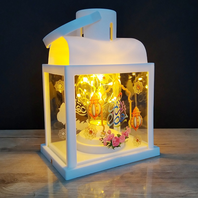 Fanous Lumineux Ramadan 20x12 Cm