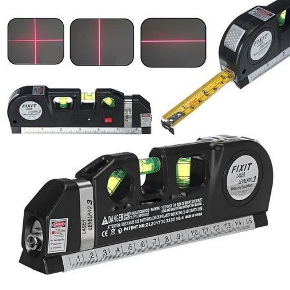 Laser Fixit Laser Level Pro 4 Outil De Mesure Polyvalent - LASER