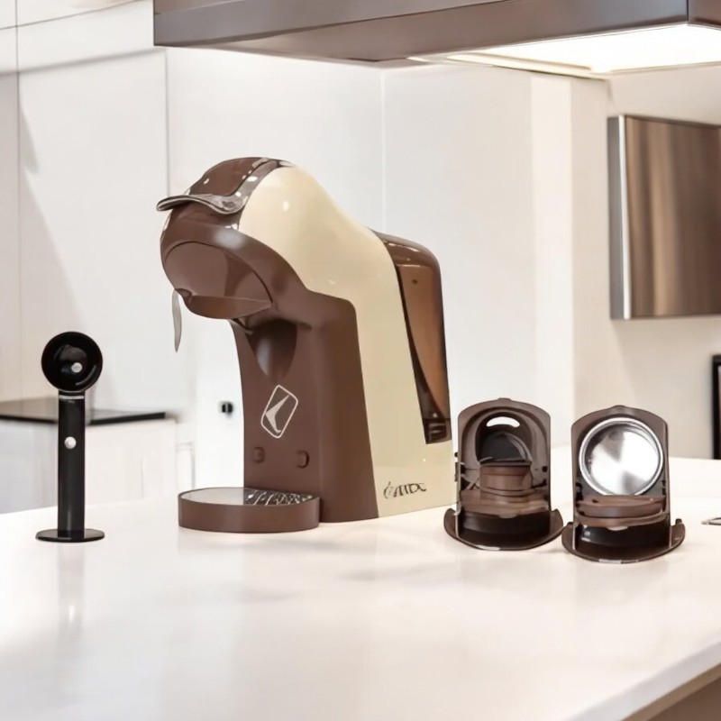 Machine a Café avec Capsule 3en1 Lexical 1400W Marron