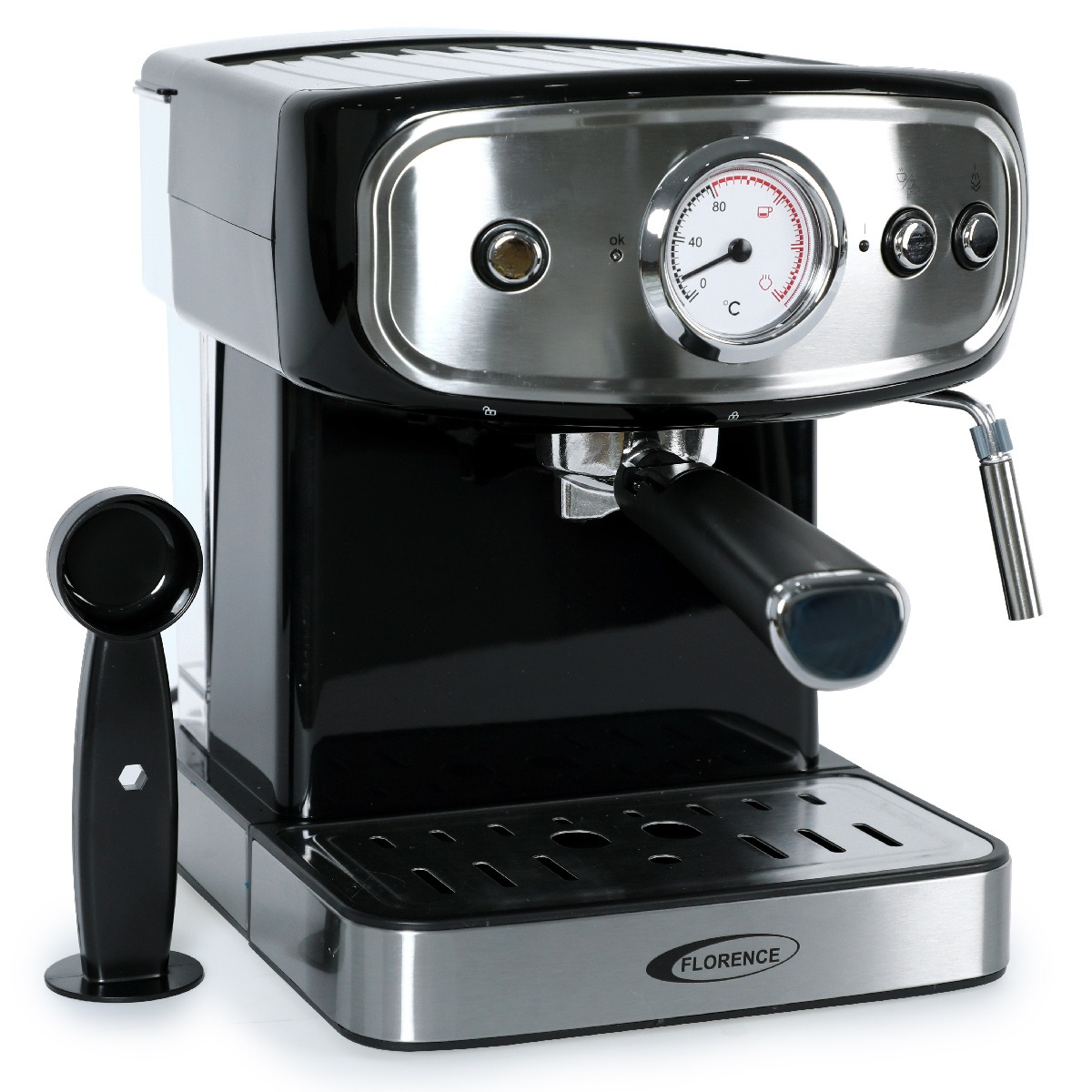 Florence Machine à café expresso Cappuccino Latté 1200W 1.5 L