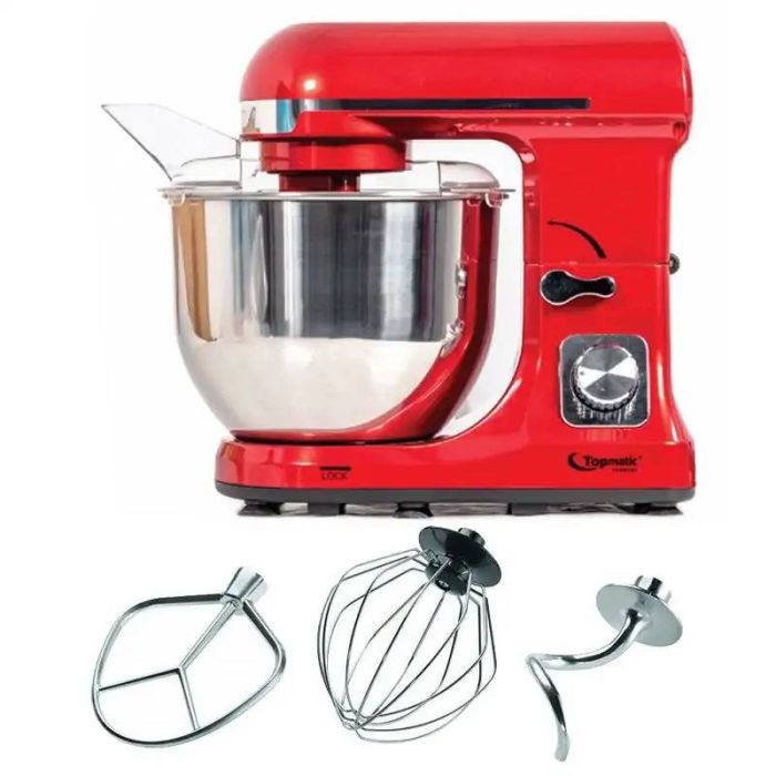 ROBOT PÉTRIN TOPMATIC 1400W - Rouge