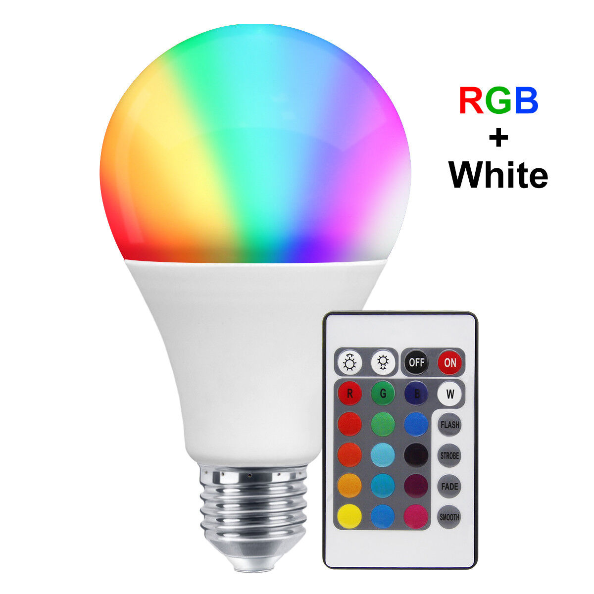Lampe LED RGB de 16 couleurs avec commande 7W
