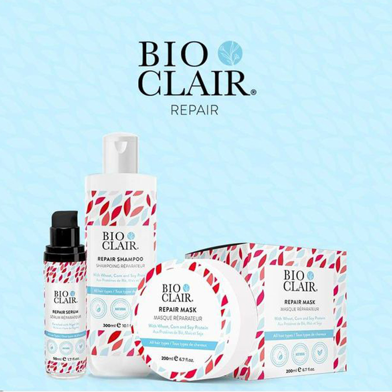 BIO CLAIR Pack shampoing 300 ml + Masque 200 ml + Sérum 50 ml Tous ...